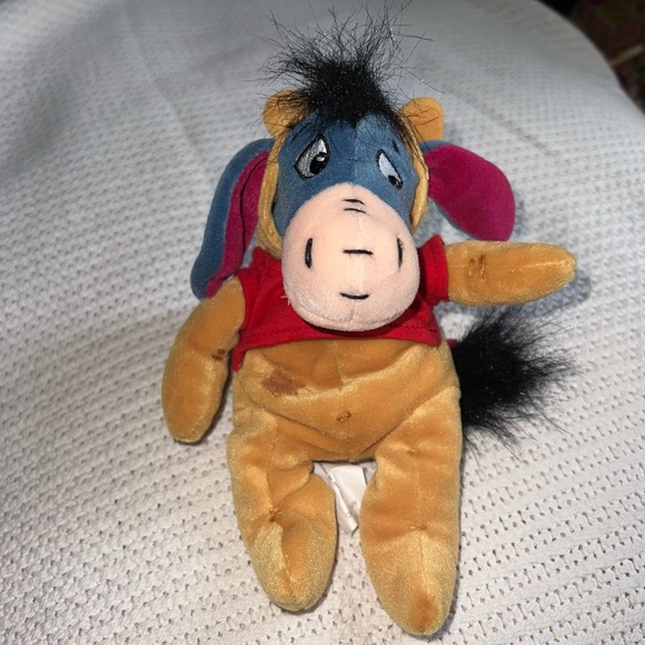 Disney | Toys | Eeyore Dressed As Winnie The Pooh Beanie Plush By ...